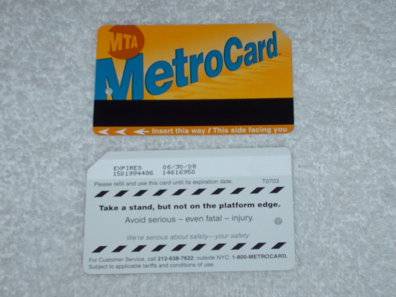 NYC Metro Card. - MyConfinedSpace
