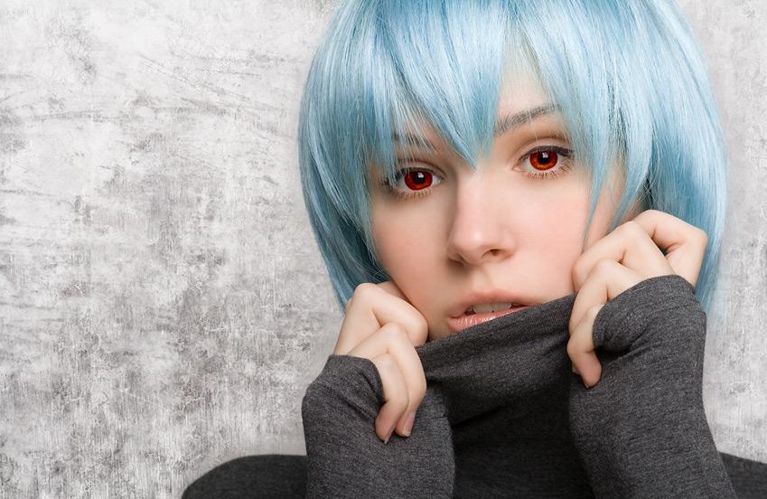 Cute Blue Girl - MyConfinedSpace