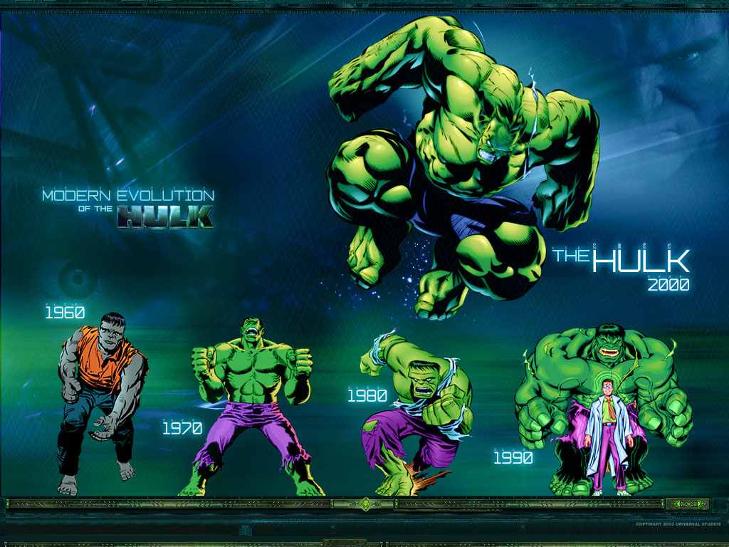 Evolution Of The Incredible Hulk - MyConfinedSpace