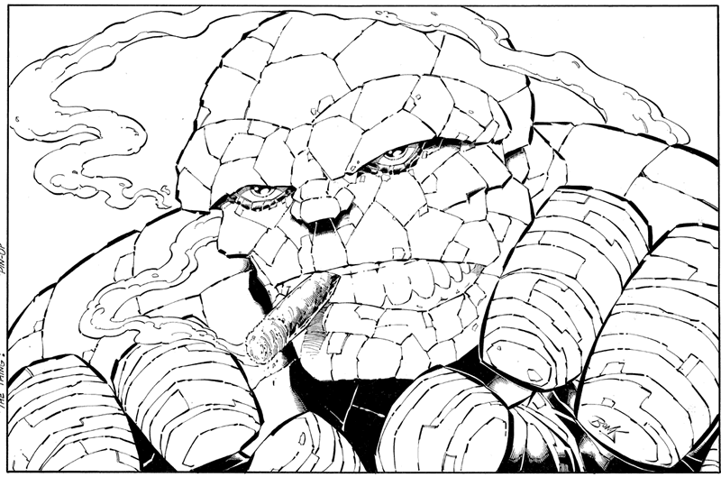 The Thing Enjoys A Smoke - MyConfinedSpace