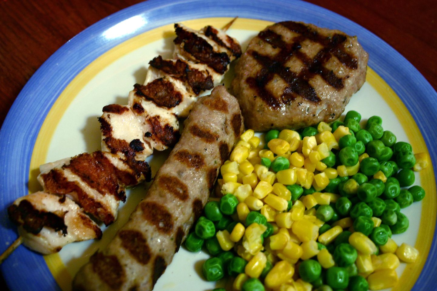 Sausage, Peas and Corn - MyConfinedSpace