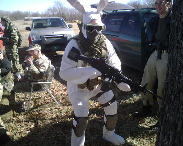 Military bunny - MyConfinedSpace
