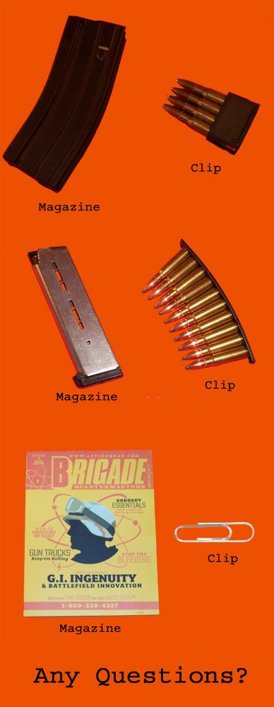 magazine vs clip - MyConfinedSpace