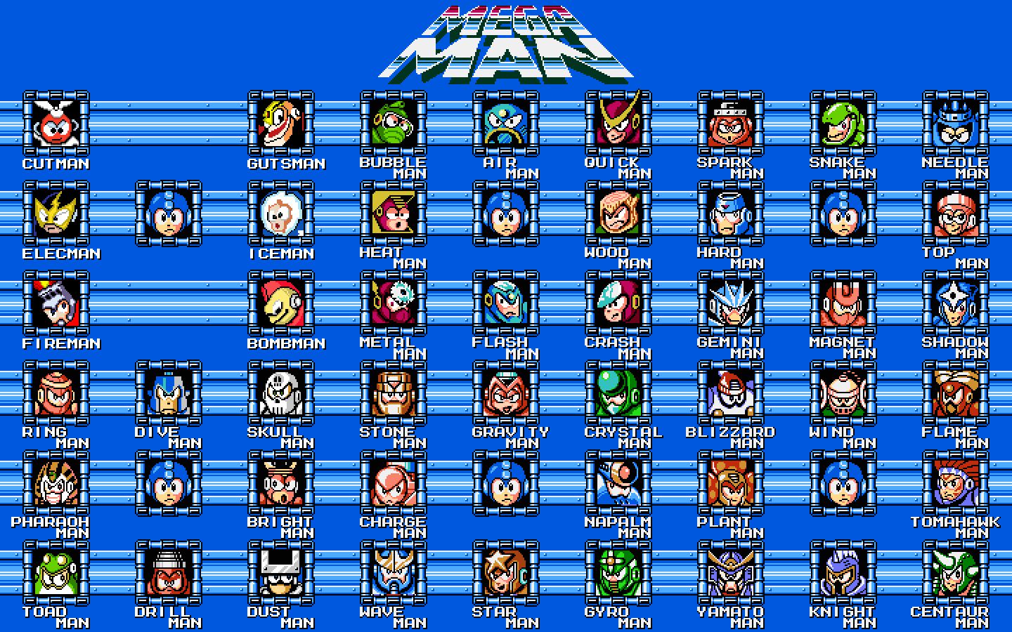 Mega Man Villians - MyConfinedSpace