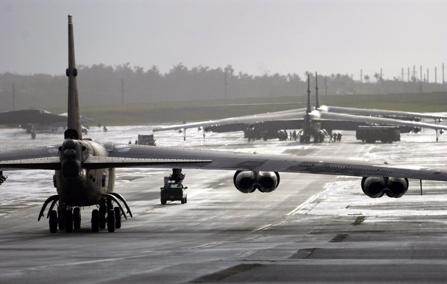 b-52 on runway - MyConfinedSpace