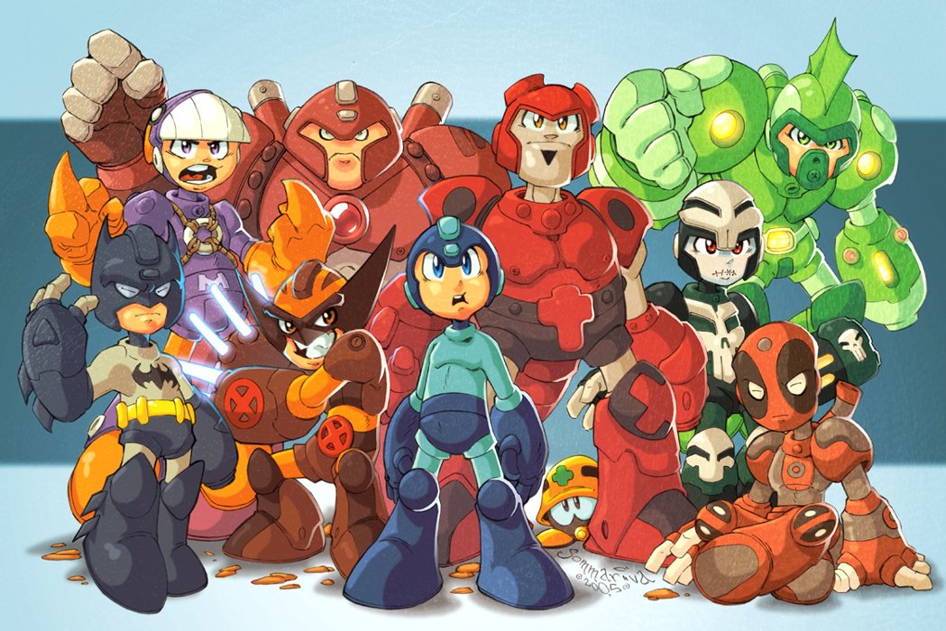 Mega Man and Assistants « MyConfinedSpace