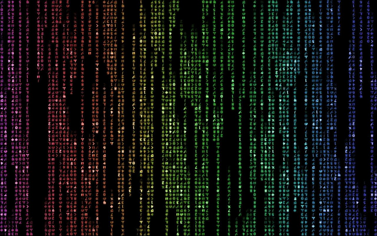 Rainbow Matrix Code - MyConfinedSpace