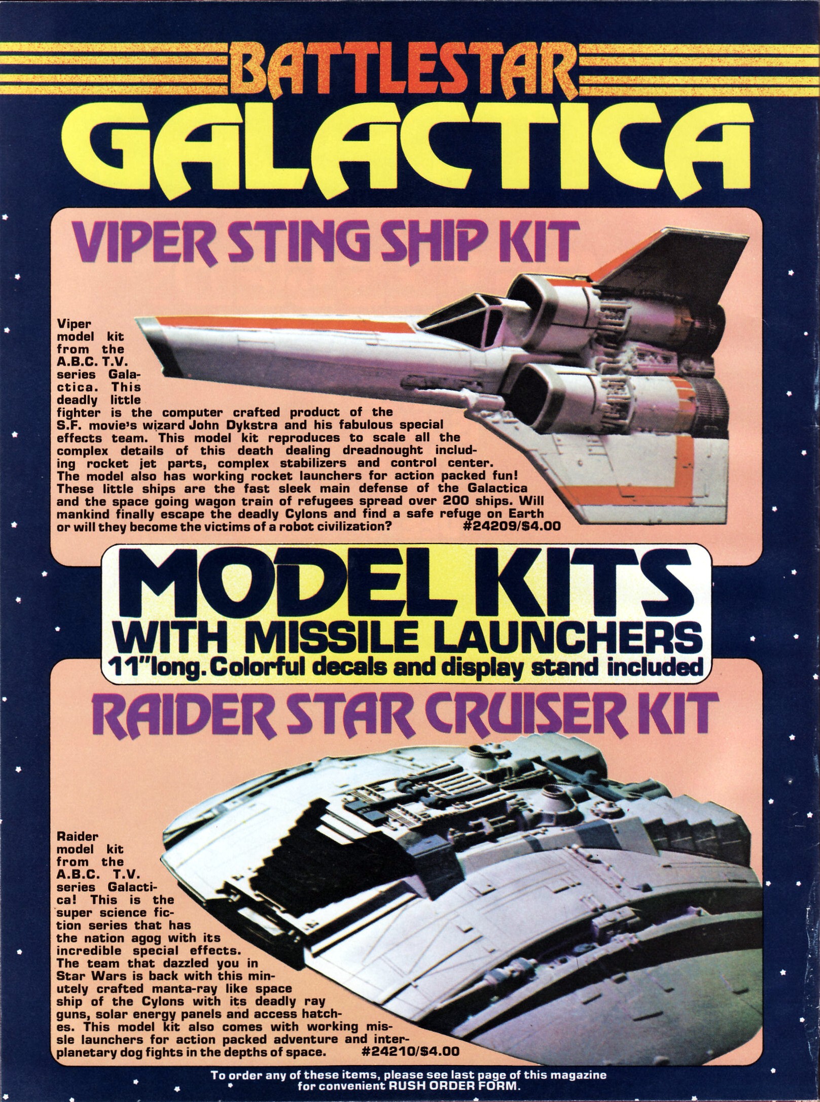 Battlestar Galactica Model Kits - MyConfinedSpace