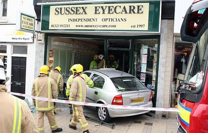 ironic car accident - MyConfinedSpace