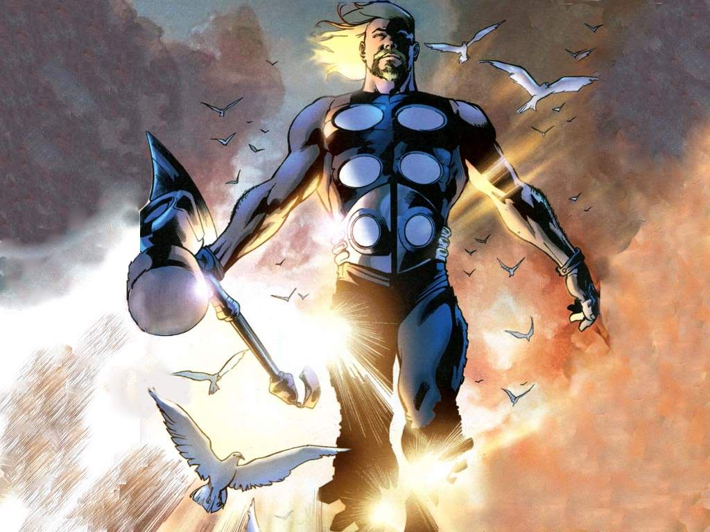 Thor with birds - MyConfinedSpace