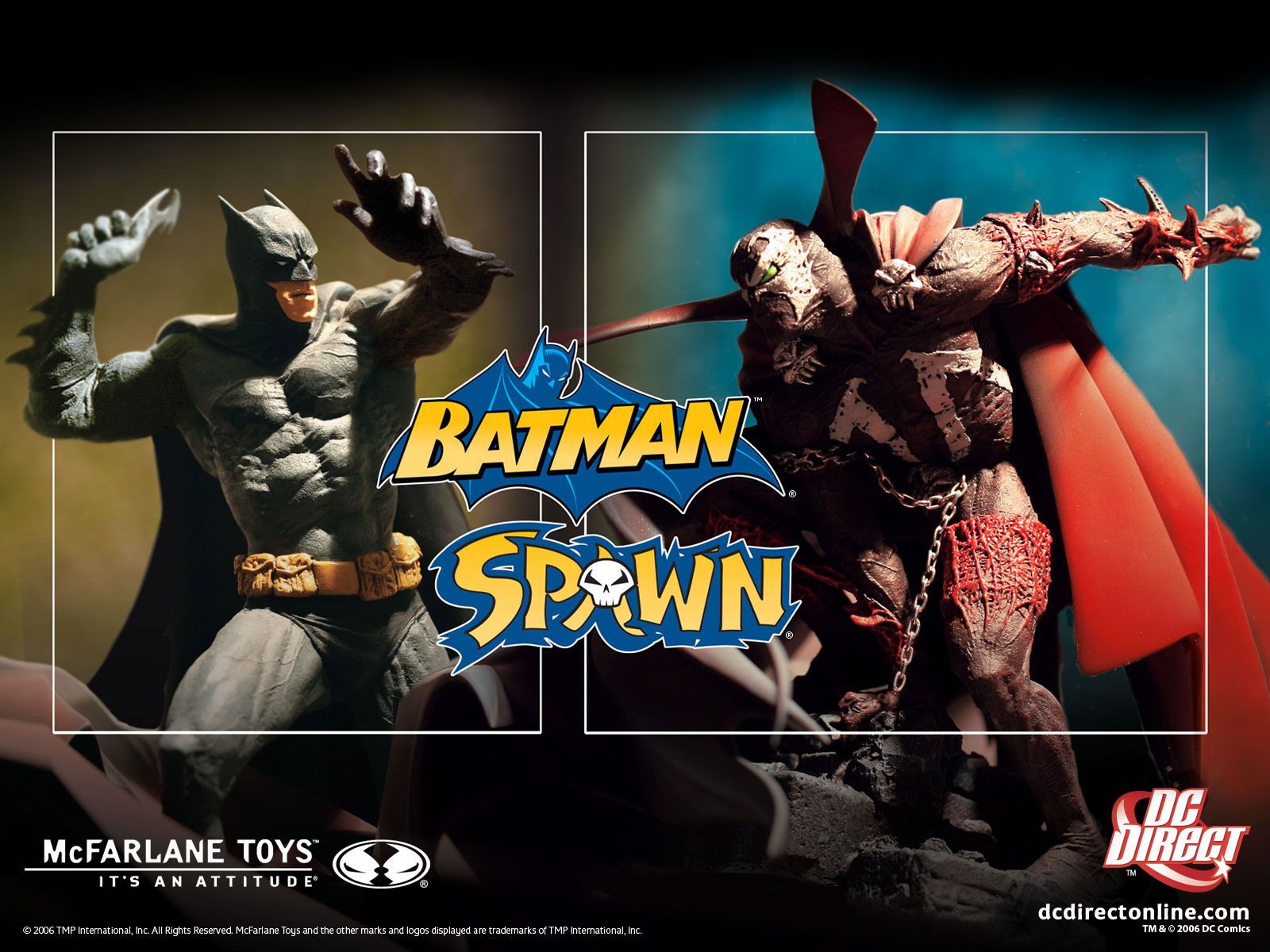 Batman Vs Spawn Statues - MyConfinedSpace