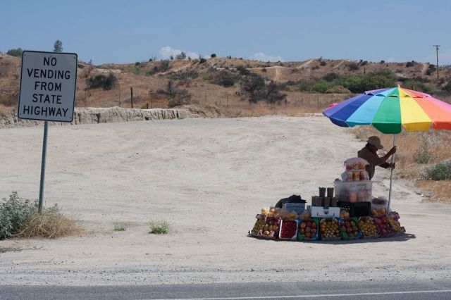 no vending from state highway - MyConfinedSpace