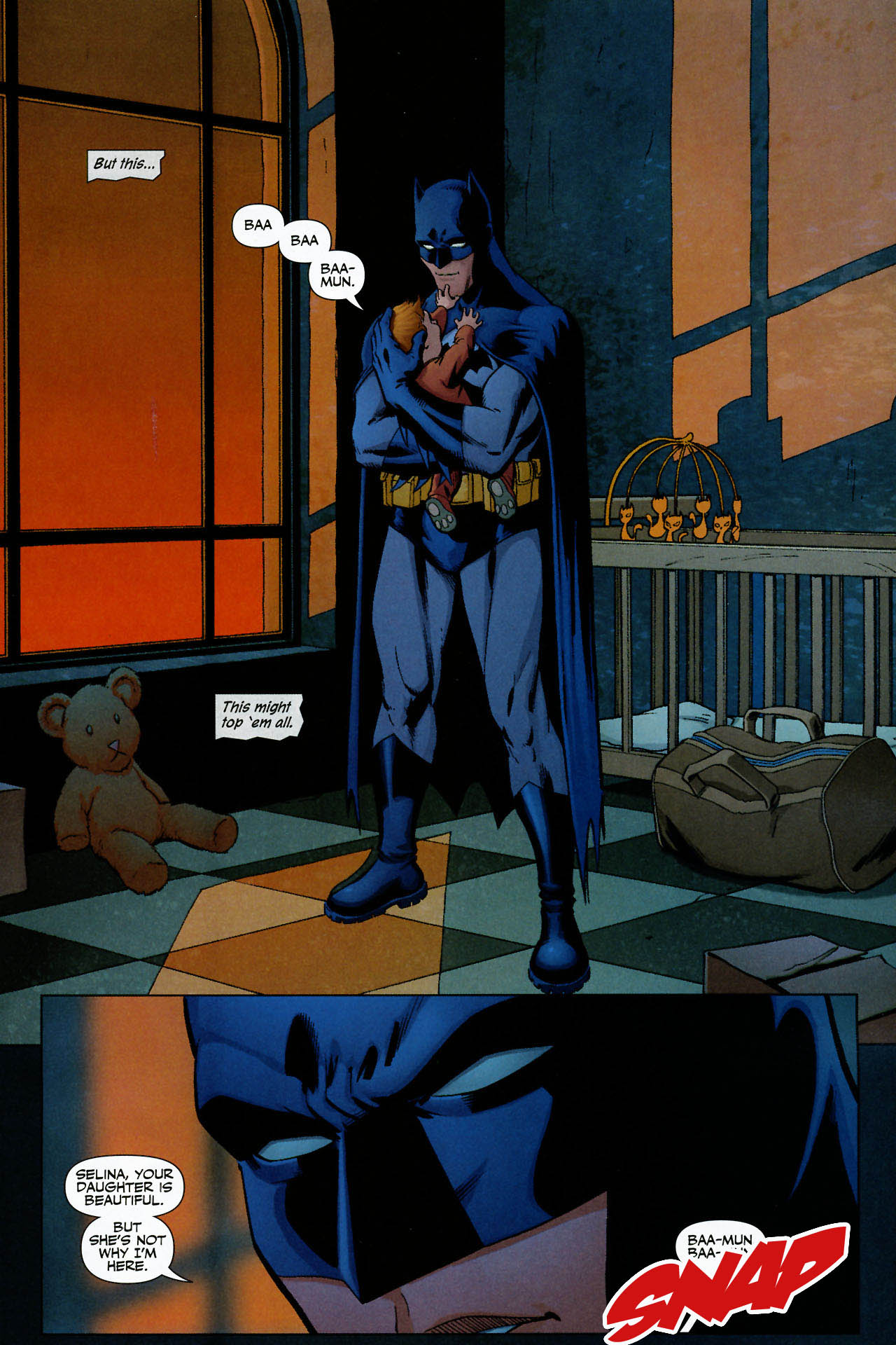 batman snaps babies - MyConfinedSpace