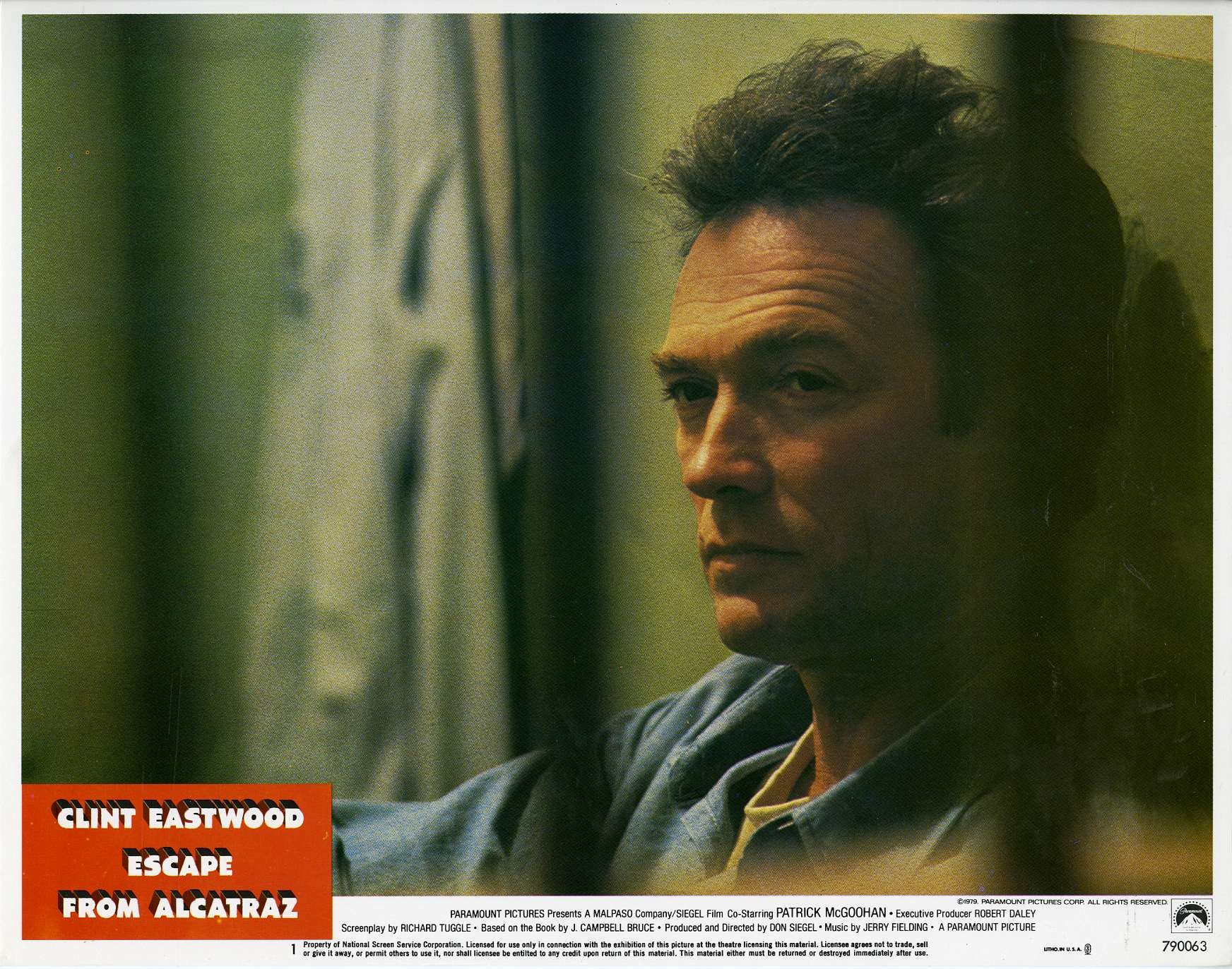clint eastwood - escape from alcatraz - MyConfinedSpace