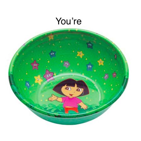 you’re a dora bowl - MyConfinedSpace