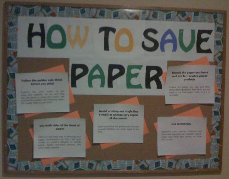 how to save paper - MyConfinedSpace