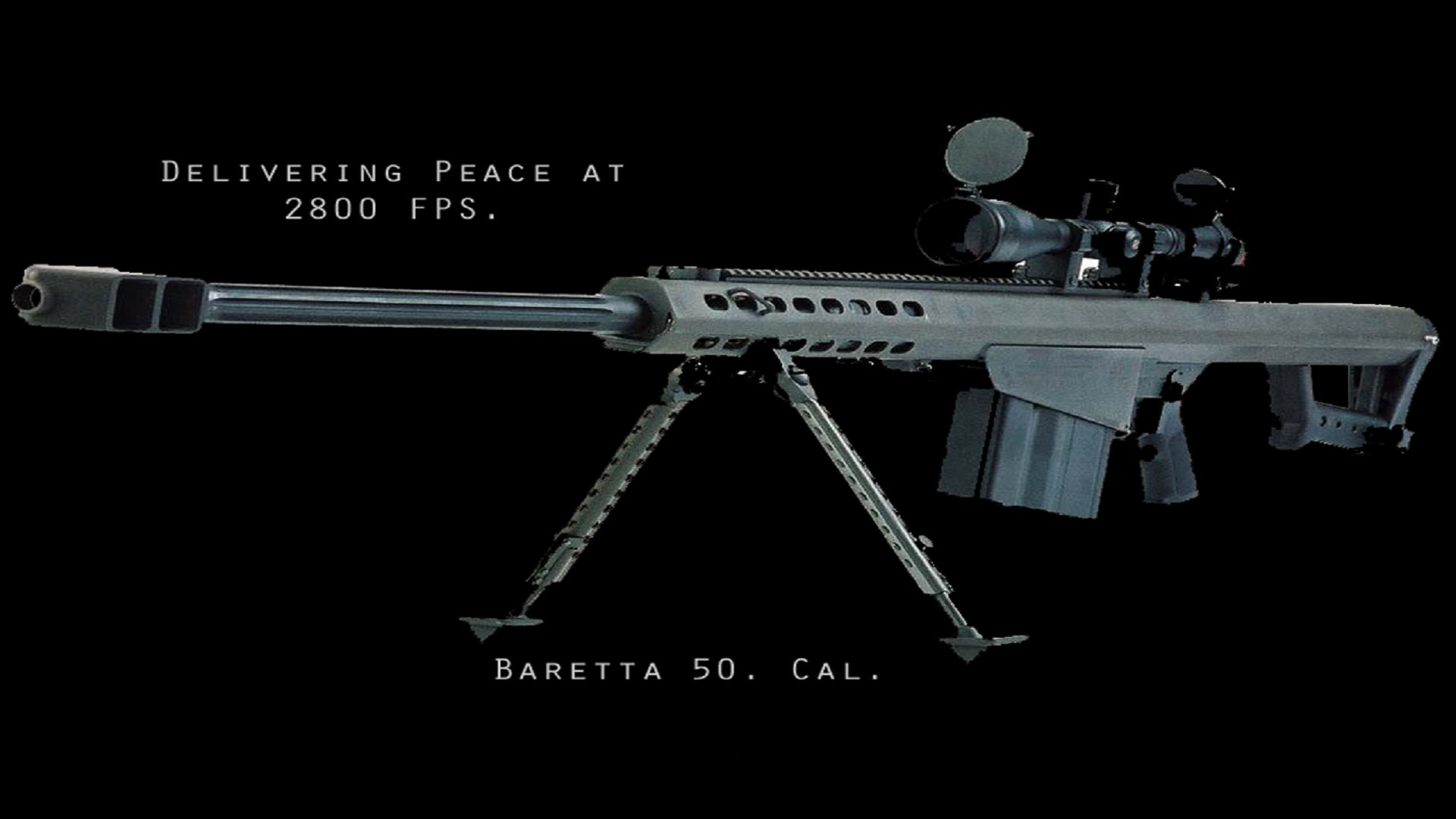 baretta 50 cal - delivering peace at 2800 FPS - MyConfinedSpace