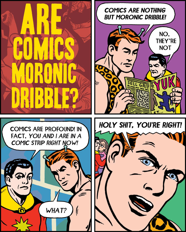 are comic moronic dribble « MyConfinedSpace