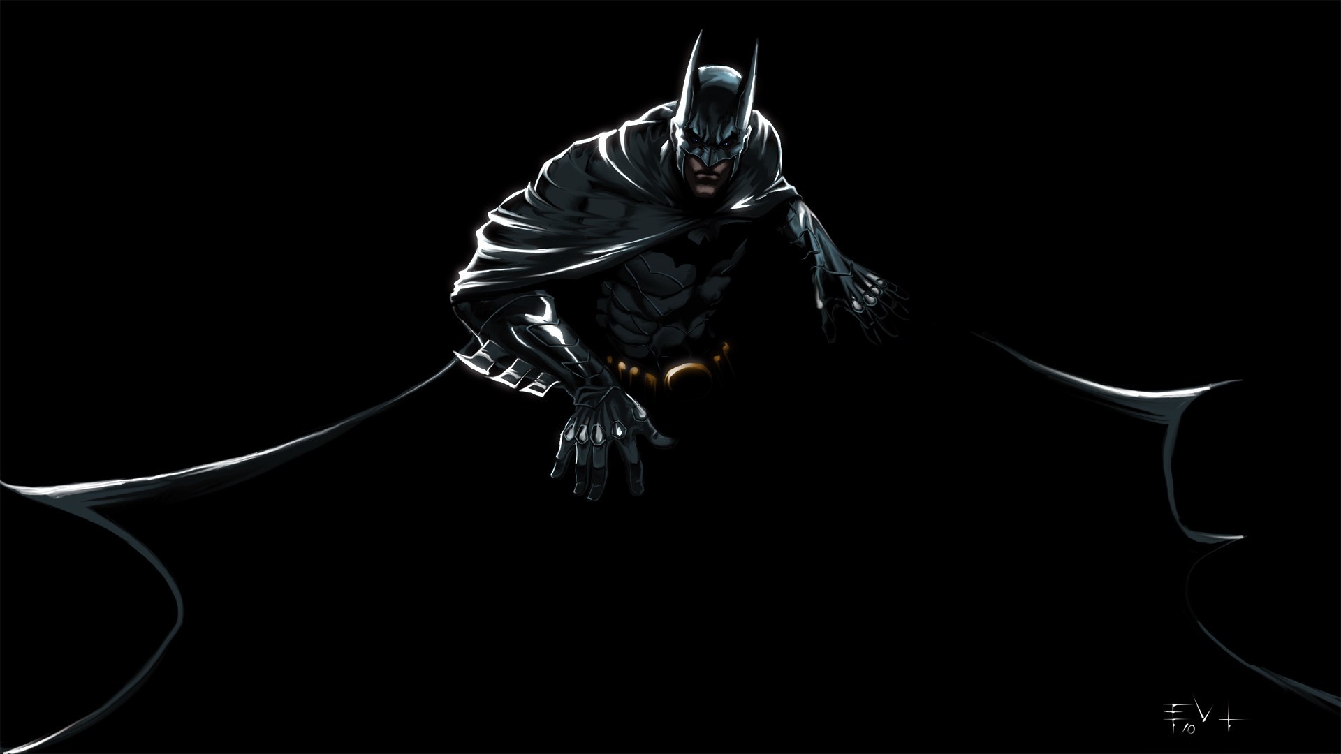 batman in shadow - MyConfinedSpace