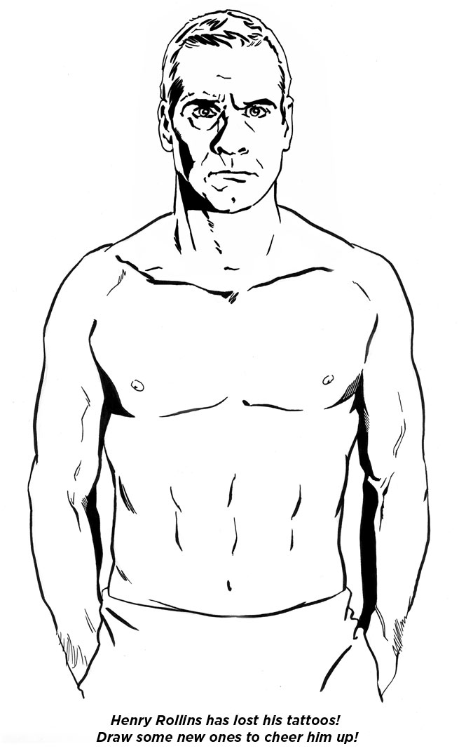 henry rollins - tattoos - MyConfinedSpace
