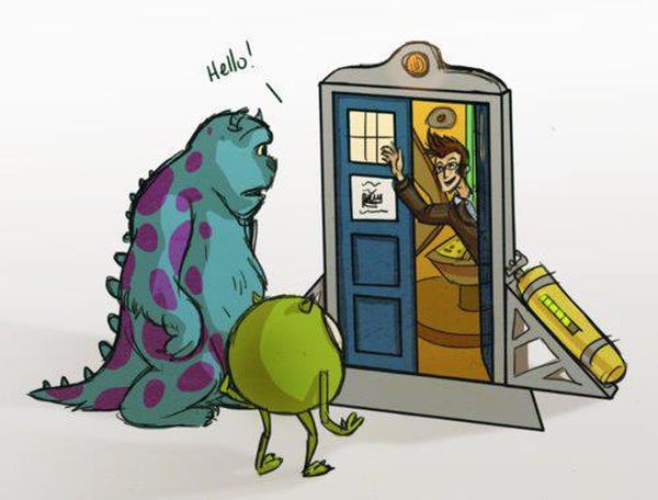 monsters meet the Doctor - MyConfinedSpace