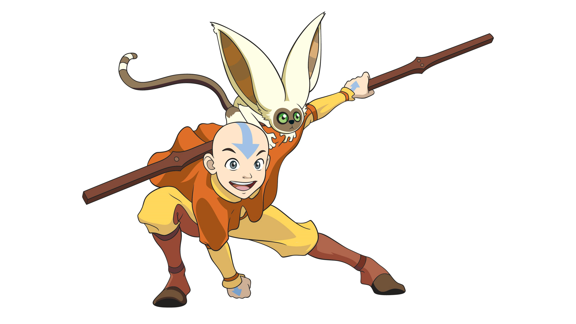 avatar ang and a flying monkey.jpg | MyConfinedSpace