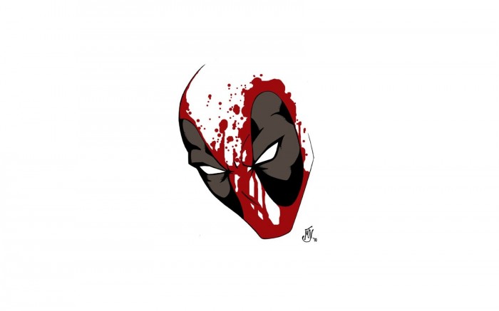 deadpool - bloody head - MyConfinedSpace