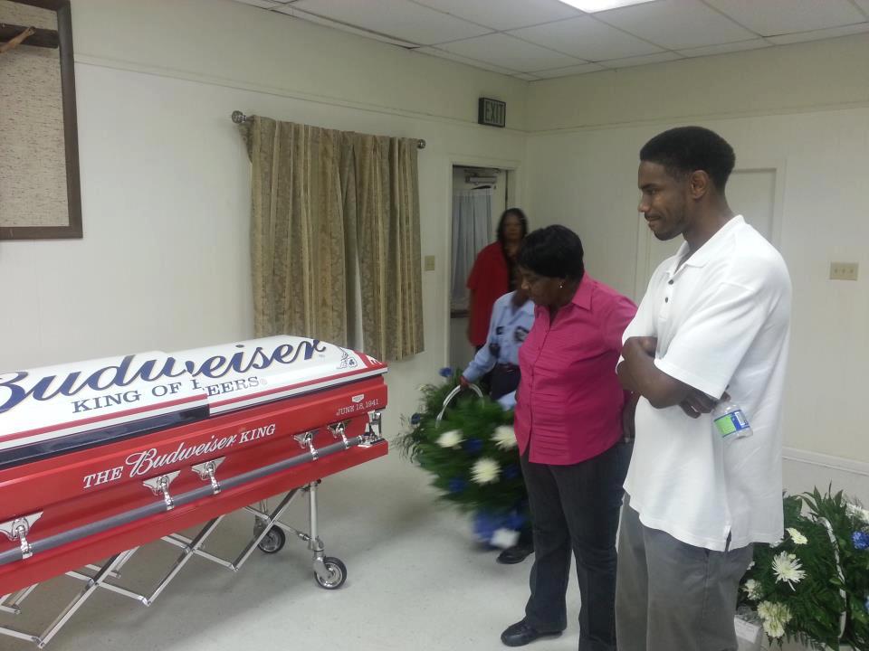 budwiser casket - MyConfinedSpace