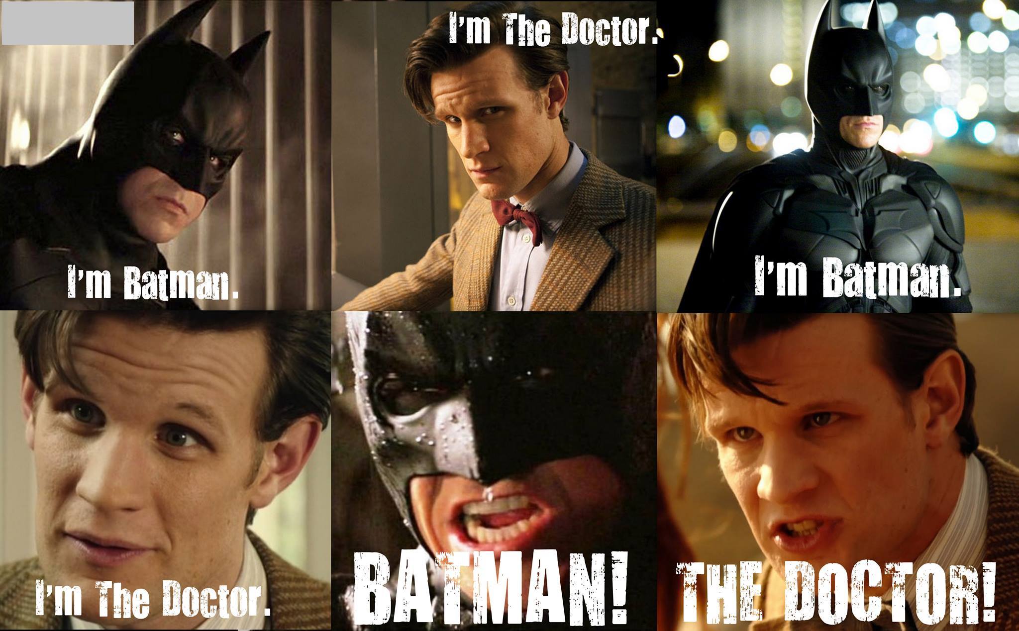 Batman vs the Doctor - MyConfinedSpace