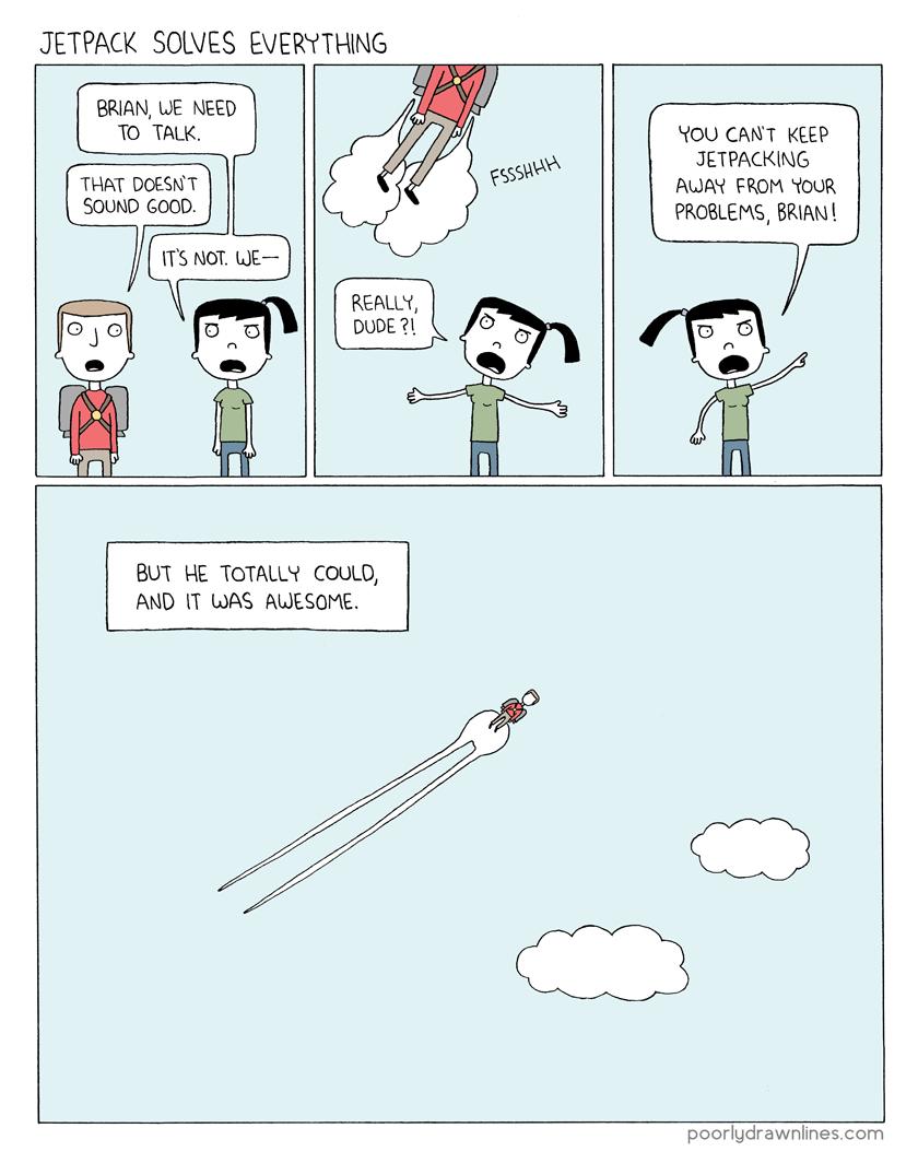 Jetpack solves everything - MyConfinedSpace