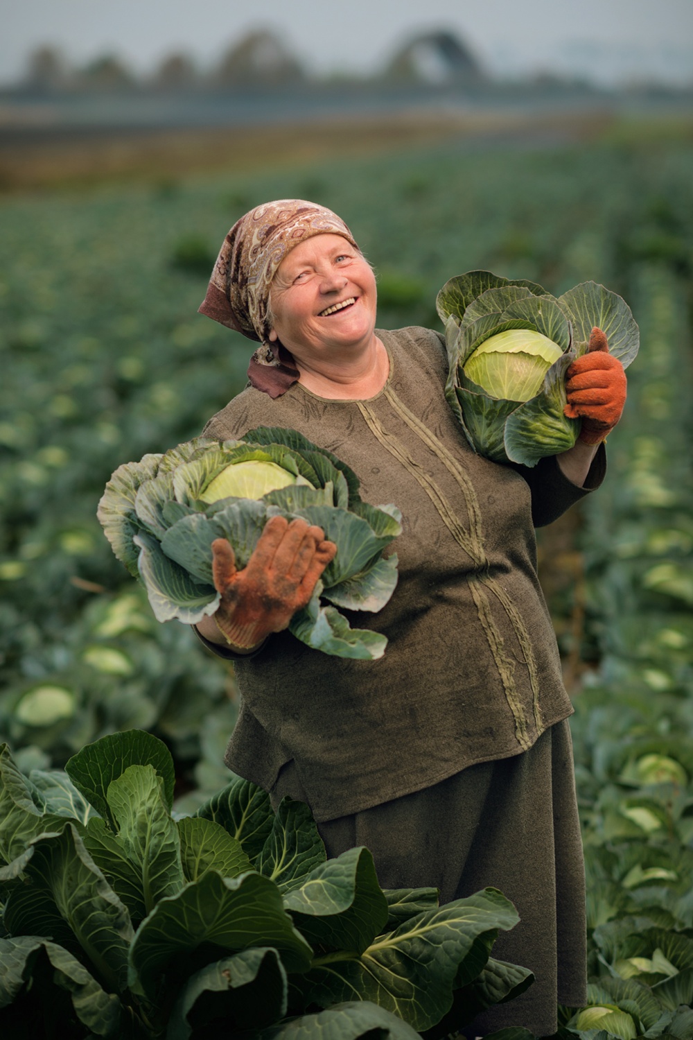 A happy farming woman - MyConfinedSpace