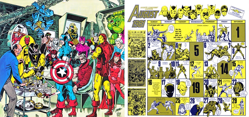 Marvel Calendar | MyConfinedSpace