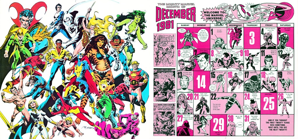 Marvel Calendar - MyConfinedSpace
