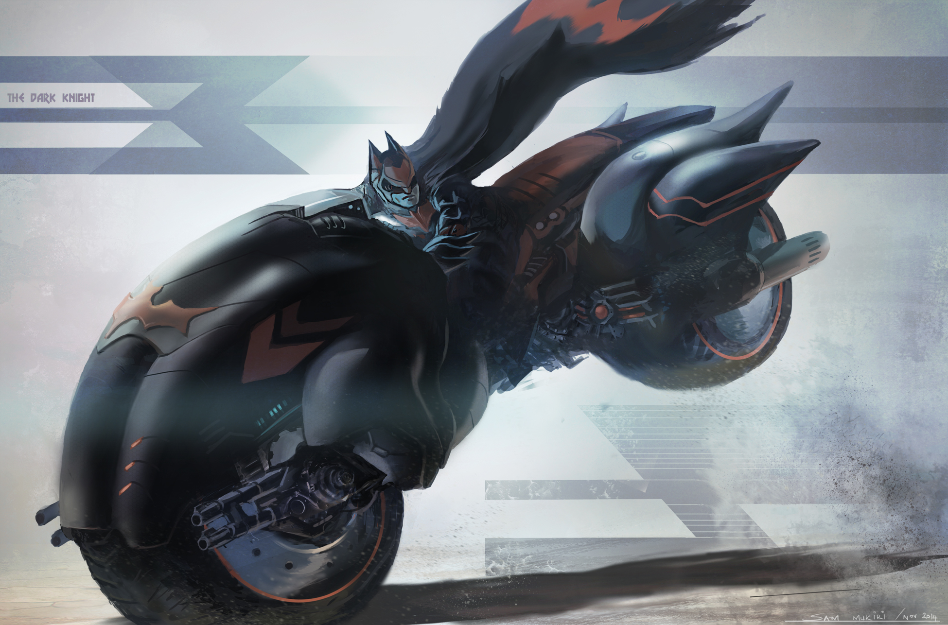 batman on a fat bike - MyConfinedSpace