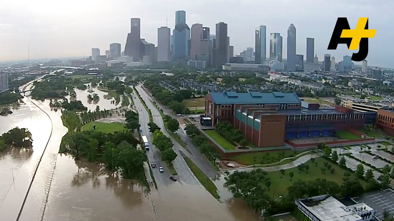Drone Footage Shows Huge Floods In Houston, Texas - MyConfinedSpace