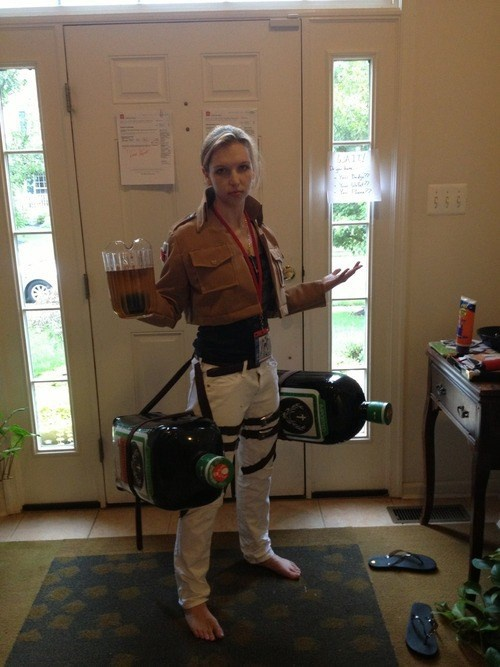 Attack on Alcohol cosplay - MyConfinedSpace
