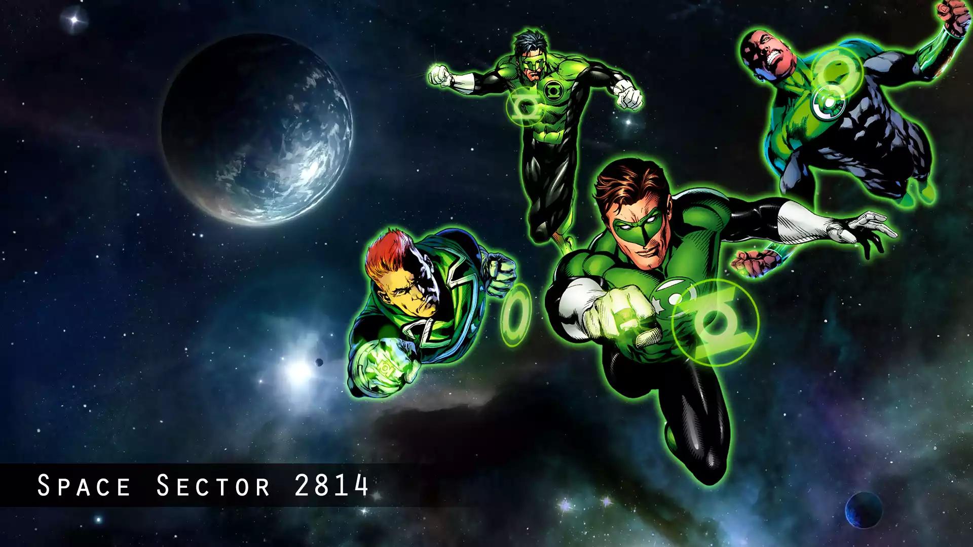 Green Lanterns of Space Sector 2814 - MyConfinedSpace