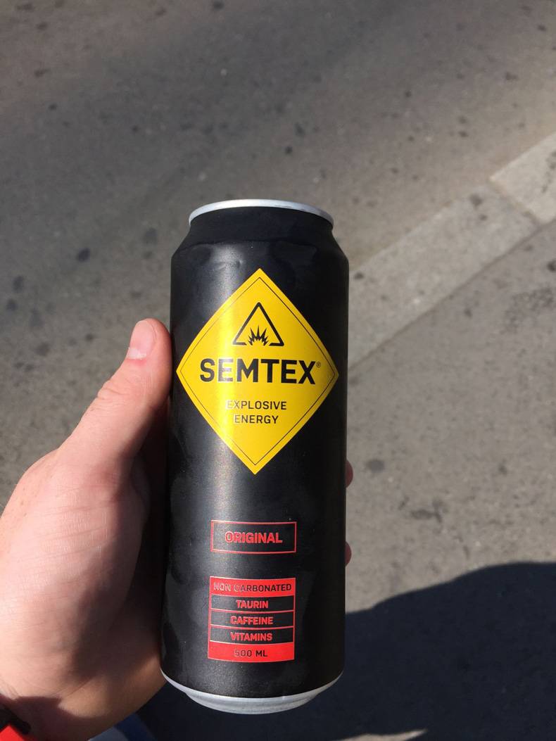 Semtex original non carbonated energy drink - MyConfinedSpace