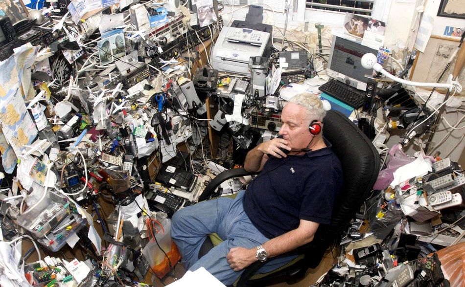 Messy Office - MyConfinedSpace