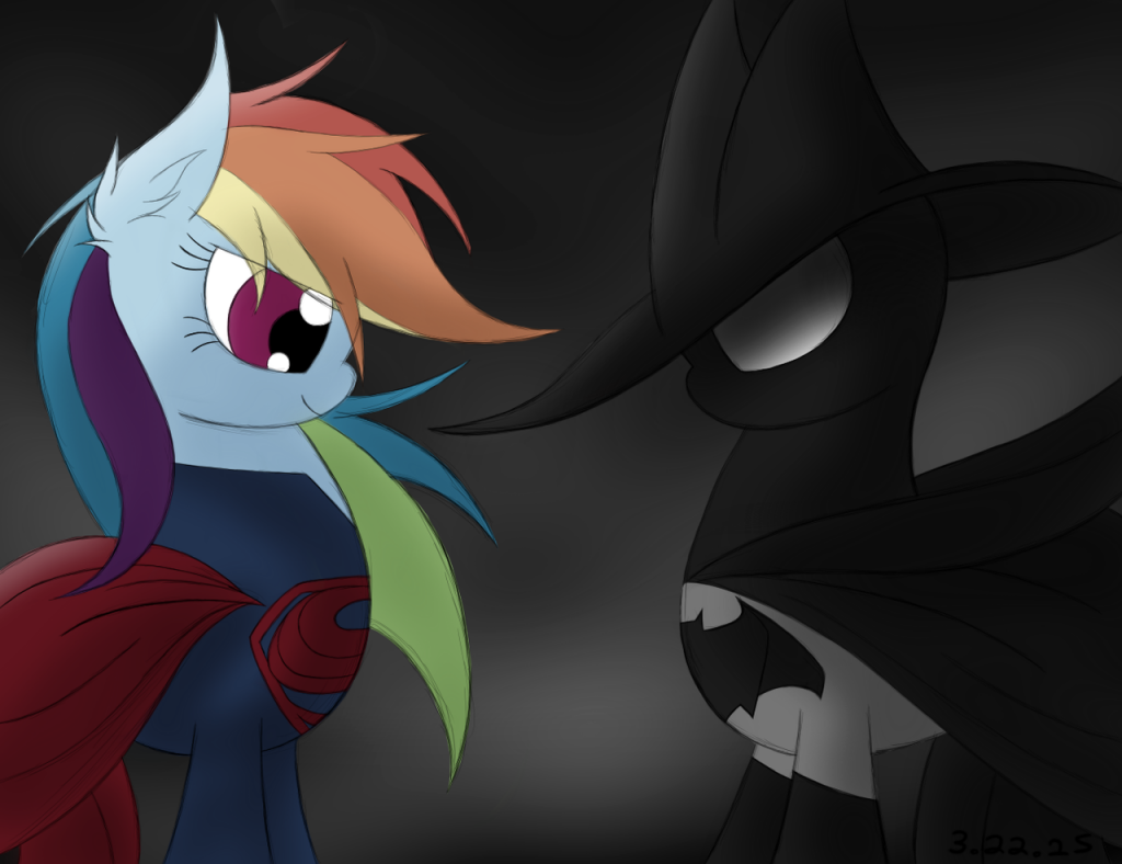 MLP Batman V Superman | MyConfinedSpace