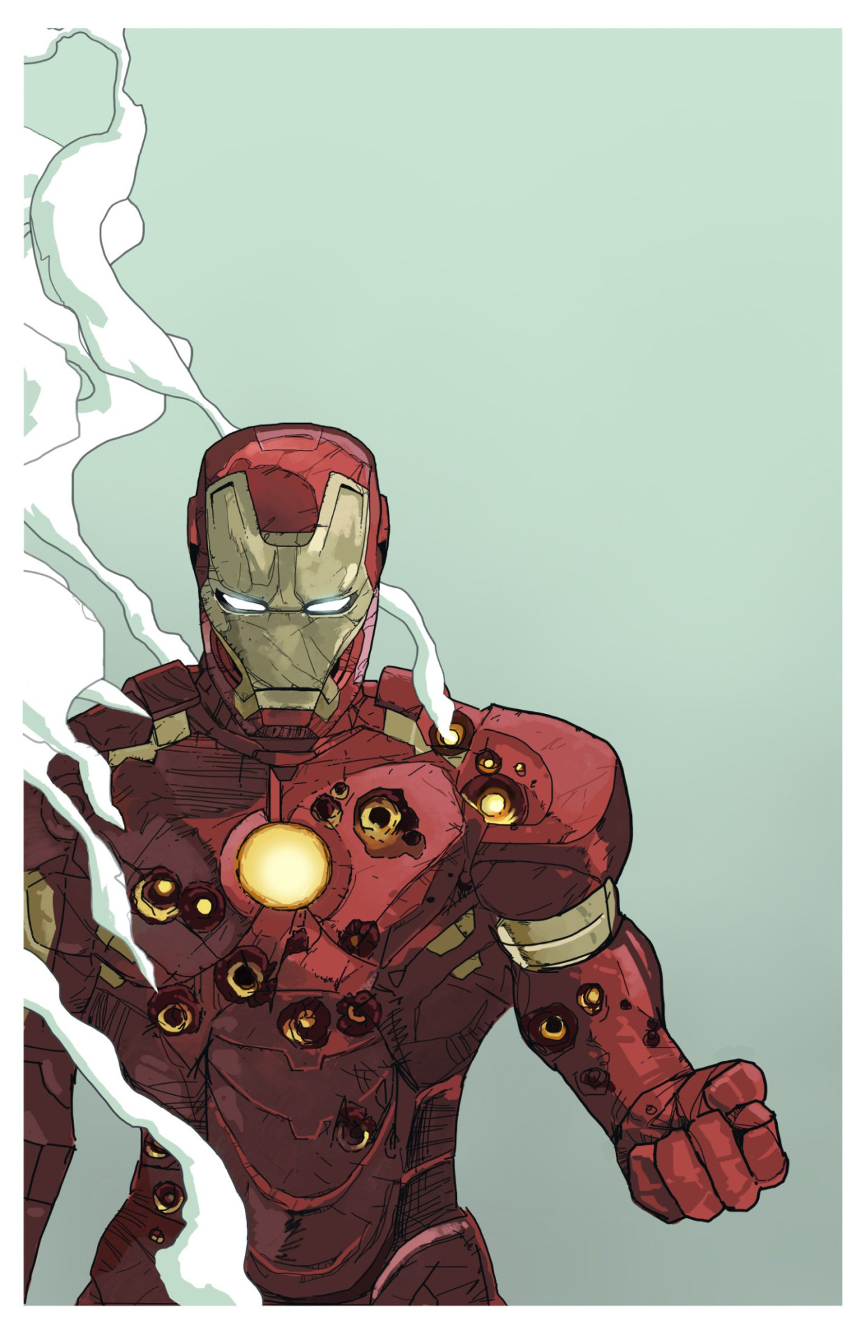 iron man is a bullet sponge - by Dave Seguin - MyConfinedSpace