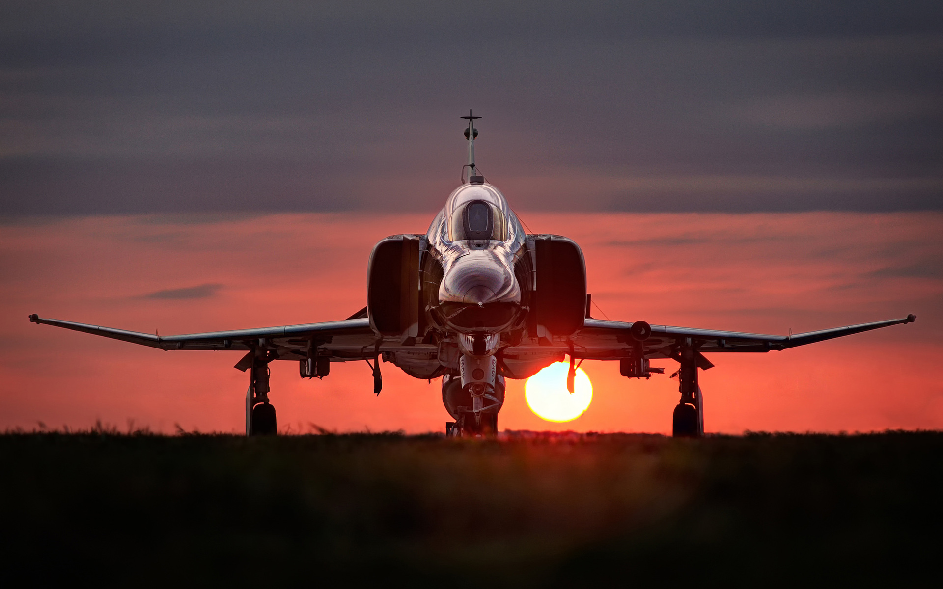 Jet with Sunset - MyConfinedSpace