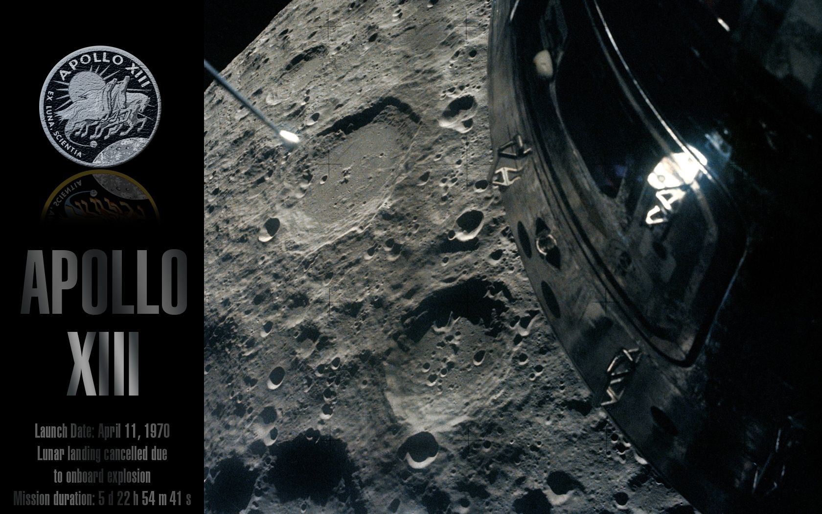 Apollo XIII Moon Picture - MyConfinedSpace