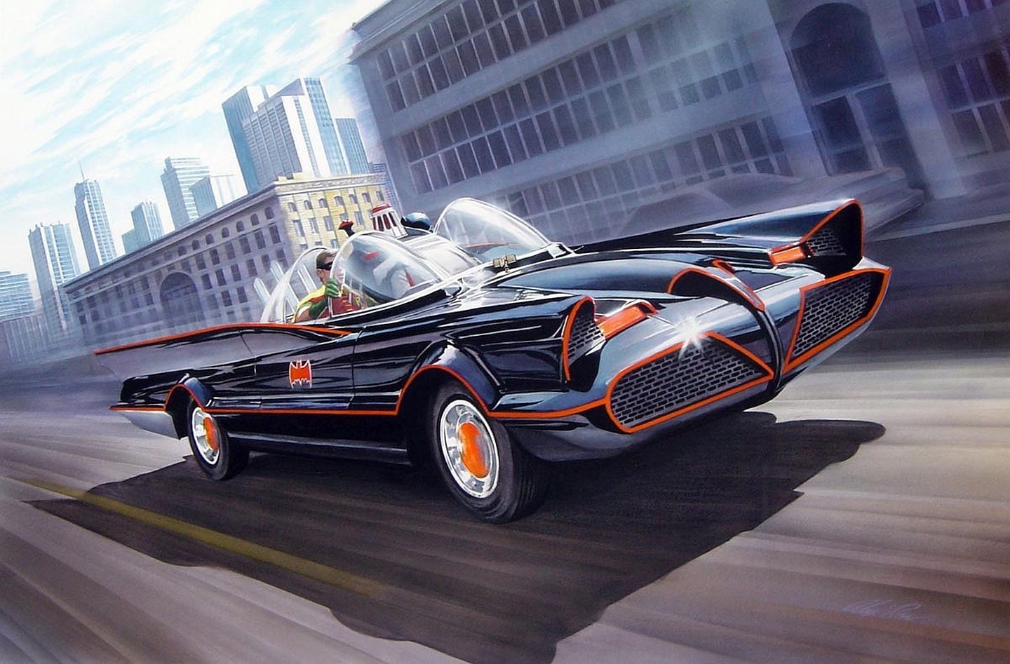 The classic Batmobile - MyConfinedSpace