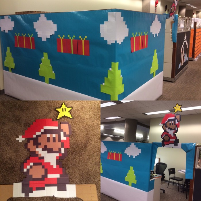 mario christmas pixal art - MyConfinedSpace