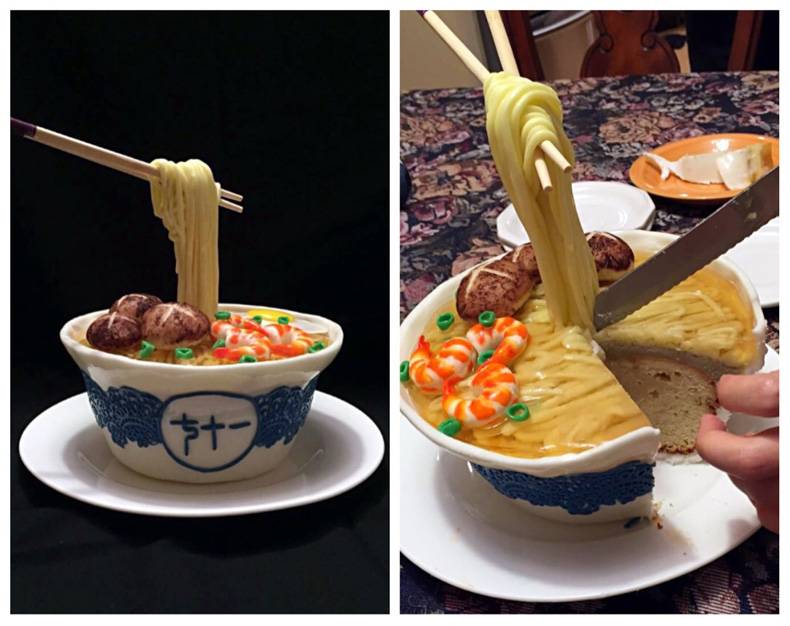 noodle cake - MyConfinedSpace