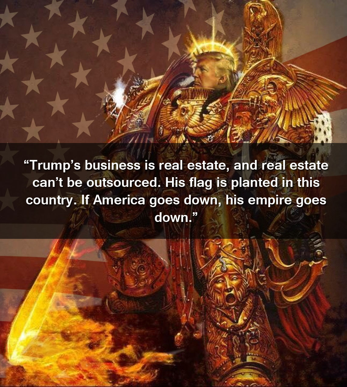 Donald Trump God Emperor 40k