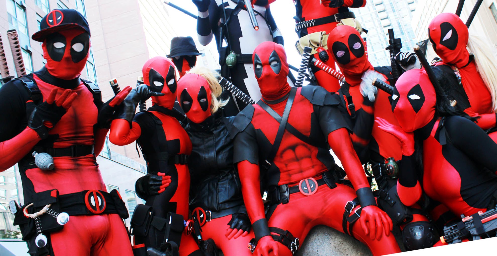 Deadpool Cosplaying Fools - MyConfinedSpace