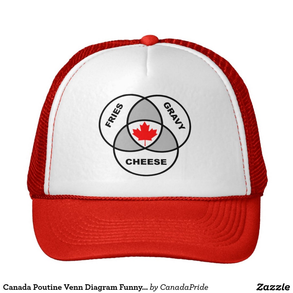 Poutine Venn Diagram Hat - MyConfinedSpace