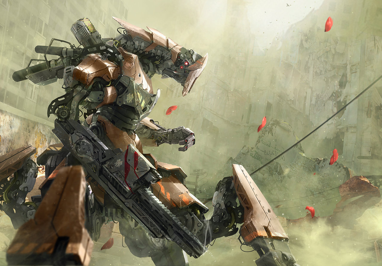 four legged assault mech - MyConfinedSpace